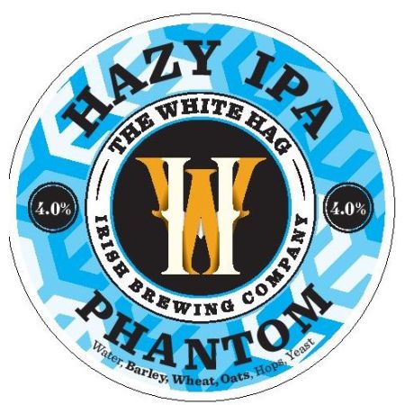 The White Hag Phantom Hazy IPA 4% 30 l.
